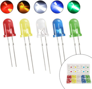 DS Robotics LED Light Emitting Diodes LED Lamp Kit 5 Colors 5mm(300Pcs ...