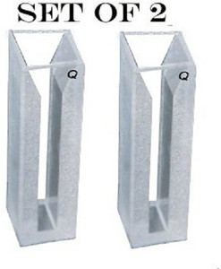 Lab Junction LJ-2371(a) Quartz Cuvette 1 mm,Micro Quartz Cuvette White ...