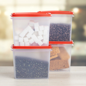 TUPPERWARE Plastic Tea Coffee & Sugar Container - 840 ml Price in India ...