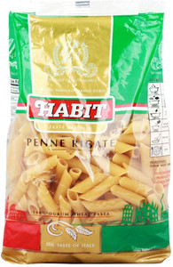HABIT Penne Rigate 100 % Durum Wheat Pasta ,500g (Pack of 2) (500gX2 ...