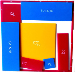 THE LABWORLD Algebra kit(a+b+c)2 Identity Math lab Model kit ...