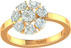 Zeya Solitaire Collection Zara Solitaire Ring 22kt Yellow Gold ring ...