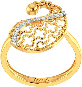 Zeya Royal Collection Royal Paisely Ring 22kt Yellow Gold ring Price in ...
