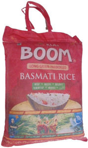 KLA Boom Sharbati Basmati Rice, 5 Kg Basmati Rice (Long Grain ...