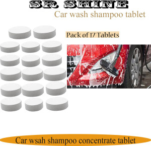 S R SHINE SR SHINE CAR WASH CONCENTRATE TABLET PACK OF 17 Car Washing ...