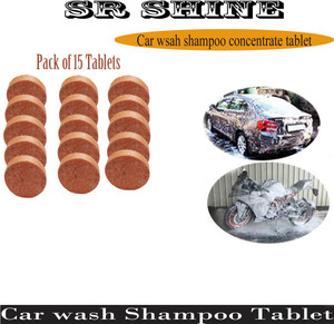 S R SHINE CAR WASH SHAMPOO TABLET PACK OF 15 Car Washing Liquid Price ...