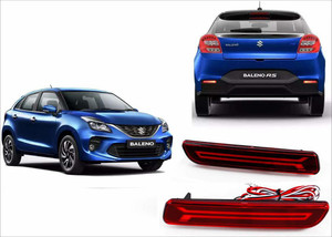 IMMUTABLE Premium Quality Car LED Rear Bumper Drl Brake Light BALENO RS ...