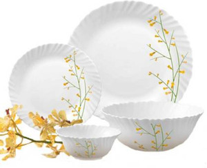 Joy2u Pack of 19 Opalware 6-Pieces Full Plate (270Mm), 6-Pieces Quarter ...