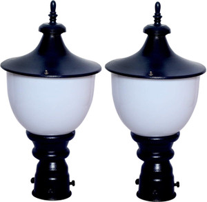 KINIS KIN- BLACK SAMRAT Modern Shape Gate Light/Outdoor Light/Pillar ...