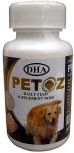 DHA PETOZ DOG SUPPLEMENT 50 TABLETS Pet Health Supplements Price in ...