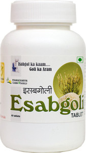 Pranacharya Isabgol Tablets | Psyllium Husk Tablets | 60 tablets ...