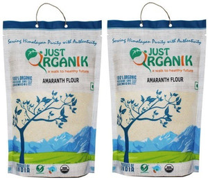 Just Organik AMARANTH FLOUR (Chaulai Aata),500g Each Pack, 100% ORGANIC ...