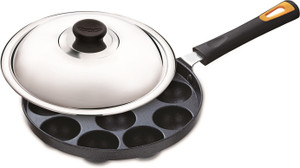 ANJALI Appa Patra 12 cup Diamond Series With Lid,Black Tawa 38 cm ...