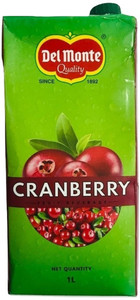 Del Monte PURE CRANBERRY JUICE 1L Price in India - Buy Del Monte PURE ...