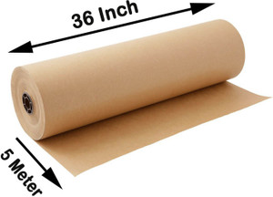 Flipkart.com | MM WILL CARE GOLDEN CRAFT PAPER Unruled 36 Inch X 5 ...