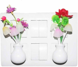 iWin Electric Mushroom Night Light with Auto Day/Night Sensor and Color ...