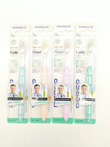 Dorco Soft Silk Comfortable Care Deep Cleaning Anti Skid Tooth Brushes ...