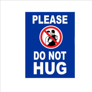 VVWV Please Do Not Hug Emergency Sign Price in India - Buy VVWV Please ...