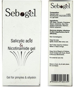 Sebogel Salicylic Acid & Nicotinamide Gel 30 gm - Price in India, Buy ...