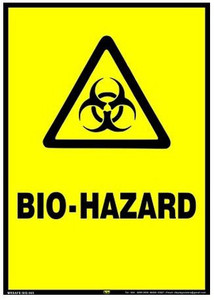 Mr. SAFE Bio - Hazard In Hard Plastic Lamination A4 (8 Inch X 12 Inch ...