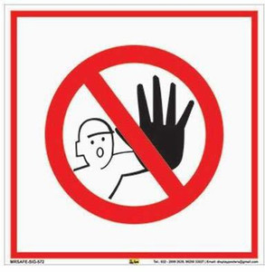 Mr. SAFE NA In PVC Sticker (8 Inch X 8 Inch) Emergency Sign Price in ...