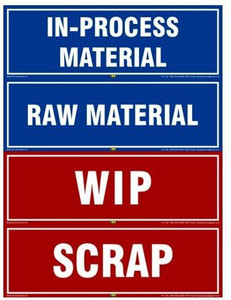 Mr. SAFE Area Identification Board In PVC Sticker (Pack of 4) 12 Inch X ...
