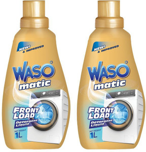 WASO Liquid Detergent Front Load (Set of 2) Classic Liquid Detergent ...
