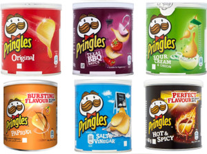 Pringles Small Stacks Potato Crisp Chips Multipack ,40g (Pack Of 6 ...