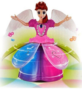 Kmc kidoz Barbie Doll & Rotating Dancing Angel Girl Robot with Lights ...