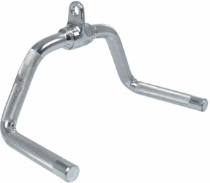 FITSY Gym Cable Machine Attachment Chrome Seated Row Grip Handle Bar ...