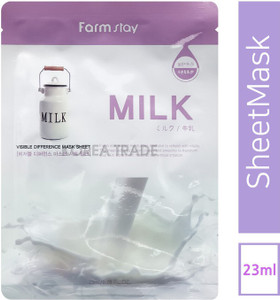 Farmstay Visible Difference Sheet Mask Milk - Price in India, Buy ...