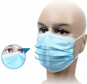 DKND VENTURES Disposable Mask, 3-Ply Safety Mask, Viral Mask, Face Mask ...