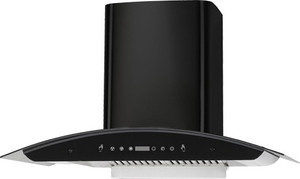 Kaff PRIMA TX DHC 90 Auto Clean Wall Mounted BLack 1180 CMH Chimney ...