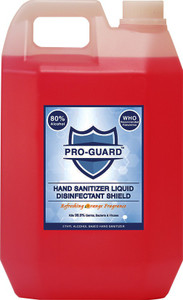 Shamanur Pharma PRO GUARD 80% Ethyl Alcohol (Ethanol) based & Liquid ...