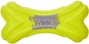 Goofy Tails Woof Interactive Floating Foam Rubber Bone Dog Toy Rubber ...