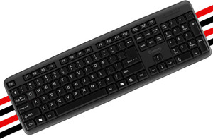 QUANTUM QHM7403D Wired USB Multi-device Keyboard - QUANTUM : Flipkart.com