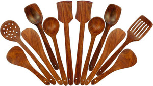 Bell Pepper Handmade wooden(Sheesham) Spatula Serving & Cooking Spoon ...