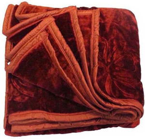 MANVIKA Self Design Double Mink Blanket for AC Room - Buy MANVIKA Self ...