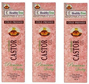 Healthy Tree Cold Pressed Castor Oil, 100 ml (Pack of 3)_a Castor Oil ...
