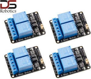 DS Robotics 2 Channel DC 5V Relay Module for Arduino UNO R3 DSP ARM PIC ...