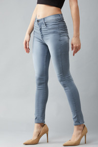 JustFaith Slim Women Grey Jeans - Buy JustFaith Slim Women Grey Jeans ...