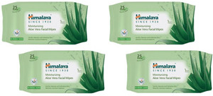 HIMALAYA Moisturizing Aloe Vera Facial Wipes (25X4) - Price in India ...