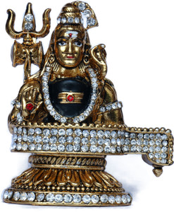 AXOLOTL Lord Shiva Idol with shivling for Home/Car/Office/Gift etc ...