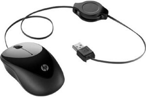 HP 6GJ71AA Mouse Wired Optical Mouse (USB 2.0, Black) Wired ...