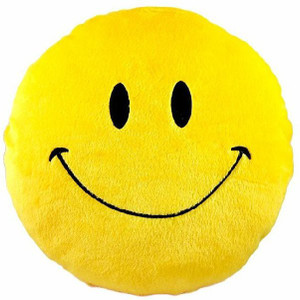 YASHIKA Yellow Cuddle Emoji Smiley - 30 cm - Yellow Cuddle Emoji Smiley ...