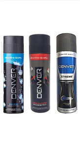 DENVER BLACK CODE , ICE COLD & XTREM TALCUM POWDER WITH UV RADIATION ...