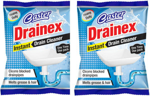 caster VENUS DRAINEX DRAIN CLEANER 50 GM PACK OF 2 Powder Drain Opener ...