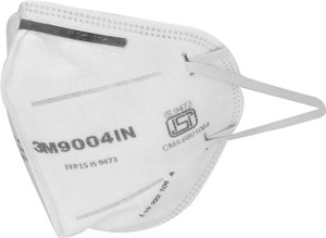 3M 9004IN Air-purifying Respirator Face Mask with Nose Pin (Pack of 1 ...