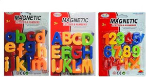 JEFFY Collection Magnetic Alphabets And Numbers English Letters Leaning ...