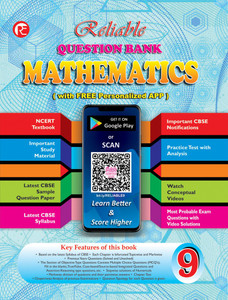 Reliable Question Bank Class 9 Mathematics Book Chapterwise & Topicwise ...